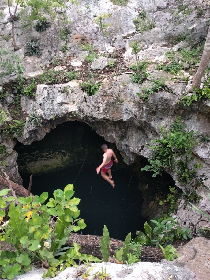 cenote-jack-floating-on-air | Trails Unblazed